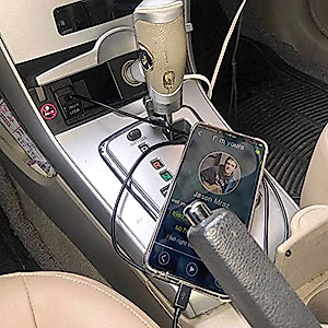 SinLoon Audio Output Cable, Micro-USB to 1/8 Stereo 3.5mm Audio Car AUX Cable for S3 i9300 S2 i9100 i9220 (3.2 Feet = 1 Meter, Black)