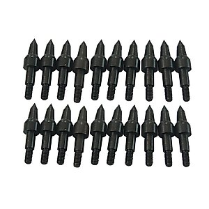JIEXI HWYP Archery Arrow Points Field Points for ID 7.62mm Arrow Pack of 50 (125 Grain)