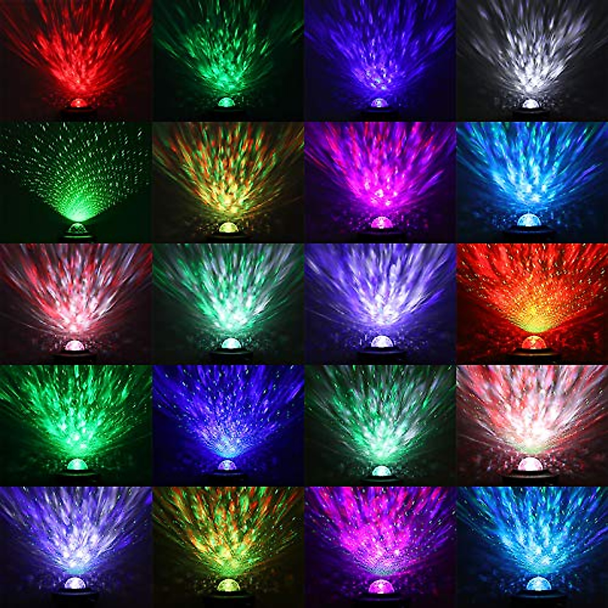 OurLeeme Galaxy Projector - Star Projector Night Light with Music Speaker Surport APP and Voice Control Ceiling Projector Lights for Bedroom - Work with Alexa & Google Assistant