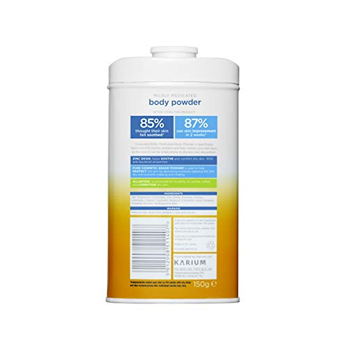 Cuticura Mildly Medicated Talc 150g