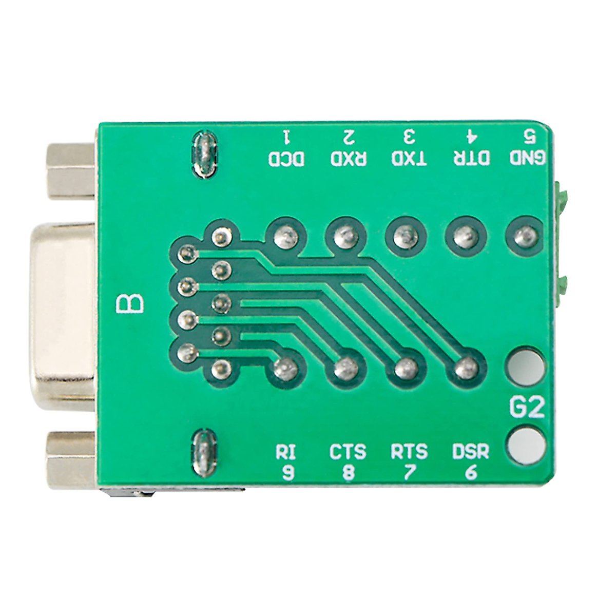 Zovfam DB9 Breakout Connector, Female D-SUB Adapter Plate Connector RS232 Serial to Terminal Board Signal Modul-3 Pcs