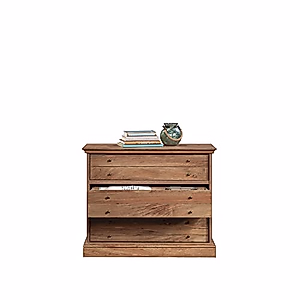 Sauder Barrister Lane 3-Drawer Chest, L: 36.46" x W: 16.69" x H: 29.37", Sindoori Mango