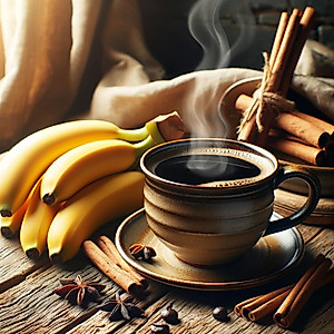 Smart Sips Coffee, Bananas Foster Coffee, Medium Roast, Gourmet Flavored Coffee Single Serve Pods for Keurig K-Cup Brewers, 24 Count