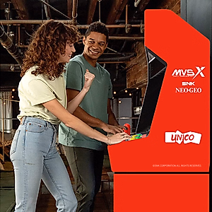 UNICO MVSX Arcade and Base, Pre-Loaded 50 SNK Official Genuine Retro Games, Support Two Players Fight Together by 2 Joysticks