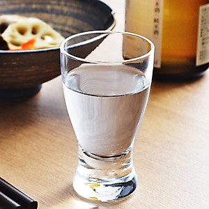 東洋佐々木ガラス Toyo Sasaki Glass 07603 Japanese Sake Glass, 2.4 fl oz (70 ml), Cup, Made in Japan, Dishwasher Safe, Pack of 6
