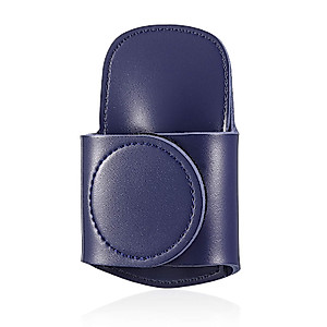 Artificial Leather Stethoscope Holder Handmade Stethoscope Hip Holder with Clip to Protect from Neck Carrying or Loss for Holding Your Stethoscope (Blue,1 Piece)