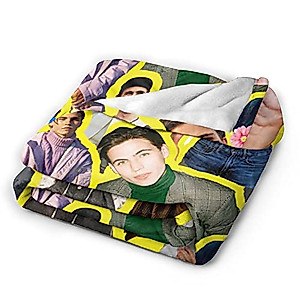 Blanket Tanner Buchanan Soft and Comfortable Warm Fleece Blanket for Sofa,Office Bed car Camp Couch Cozy Plush Throw Blankets Beach Blankets