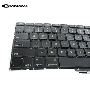 SUNMALL Backlight A1278 Keyboard Replacement with Backlit Compatible with MacBook Pro 13" 2009-2015 Years US Layout MD313 MD314 MC374 MC375 MB466 MB467 MC700 MC724 MB990 Series Laptop
