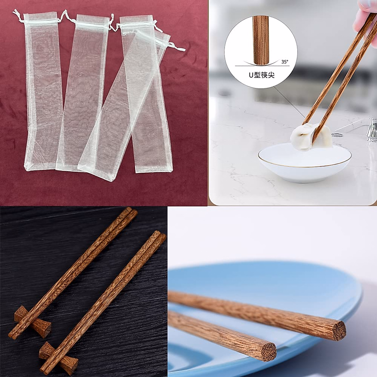 Personalized Custom Wooden Chopsticks with Name Bulk for Beginners Custom Engraved Bamboo Chop Sticks Wedding Favors Party Gifts Housewarming Birthday Party Wedding Gifts(A 120PC)