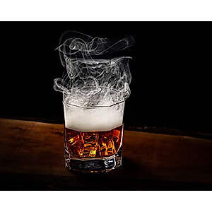 Premium Cocktail Smoker Kit with Torch and Wood Chips, 4 Flavors - Old Fashioned Smoker Kit, Bourbon & Whiskey Drink Smoker Infuser Kit - Whiskey Gifts for Men, Dad, Husband (No Butane)