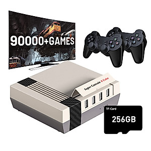 Kinhank Retro Game Console,Super Console X Cube with 90,000+ Video Games, Classic Mini Gaming Systems for TV,Plug and Play,Compatible with 70+ Emulators,Support 4K HD/AV Output