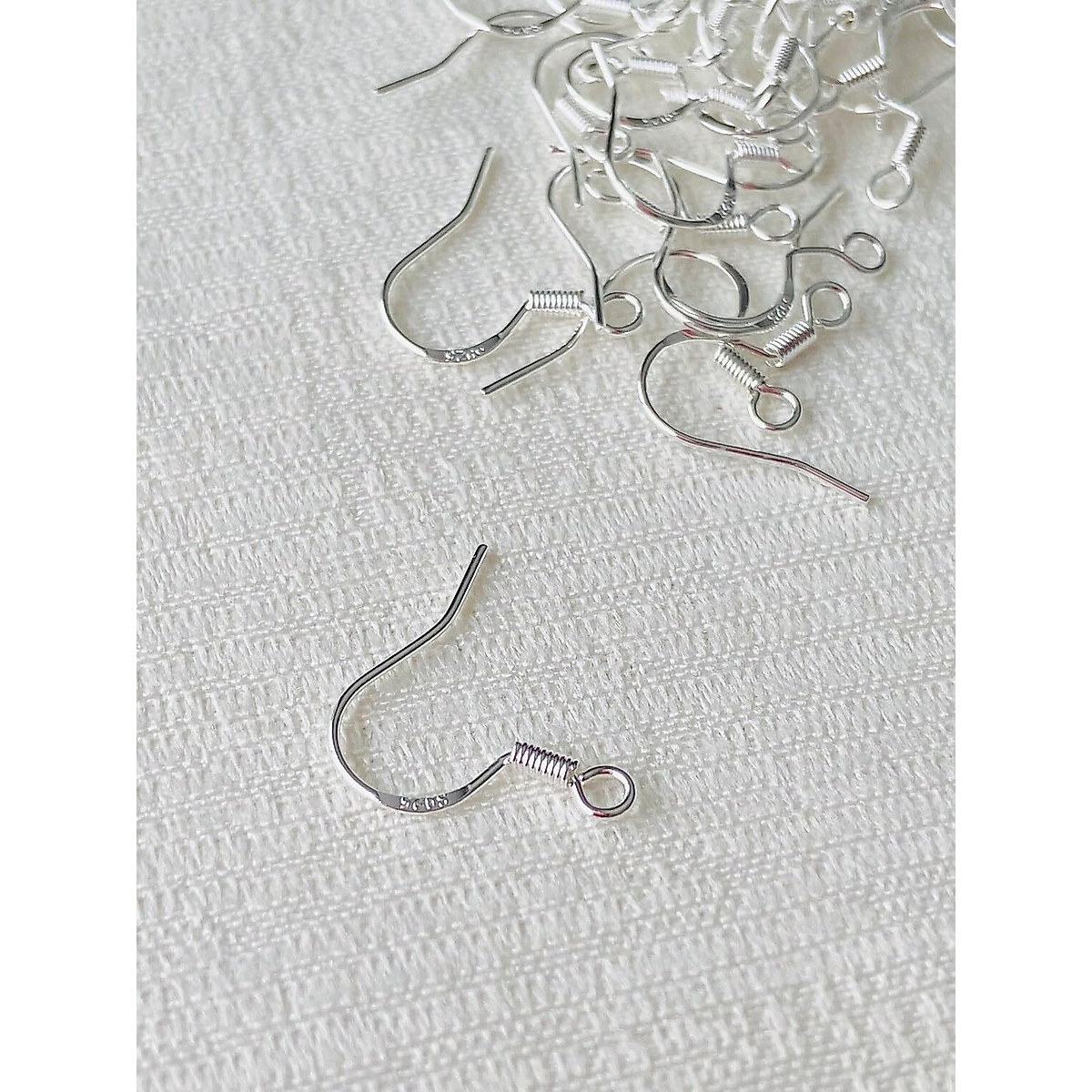 Earring Hooks, Fish Hooks, Ear Wires, French Hook Earrings, Earring Findings, 925 Sterling Ear Wires, Sterling Earring Hooks, Wholesale Ear Hooks Sterling Hooks, Jewelry Making Earring, Wire Hooks