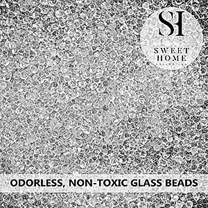 Sweet Home Collection Weighted Blanket Quality Heavyweight Cozy Soft Breathable and Comfortable Bedding with Premium Grade Glass Beads, 48" x 72" - 15 Pounds, Light Gray