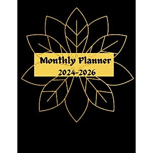 2024-2026 Comprehensive Monthly and Weekly Planner: Three Year Calendar, 36 Months schedule and Organizer from January 2024 to December 2026. Size 8. 5x11,100 pages