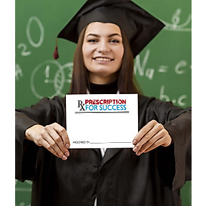 Please Leave Your Prescription for Success, 2023 Nurse Graduation Advice Cards and Sign(1+25 pk), Med School Graduation, Nurse Advice, Retirement(JYC023)