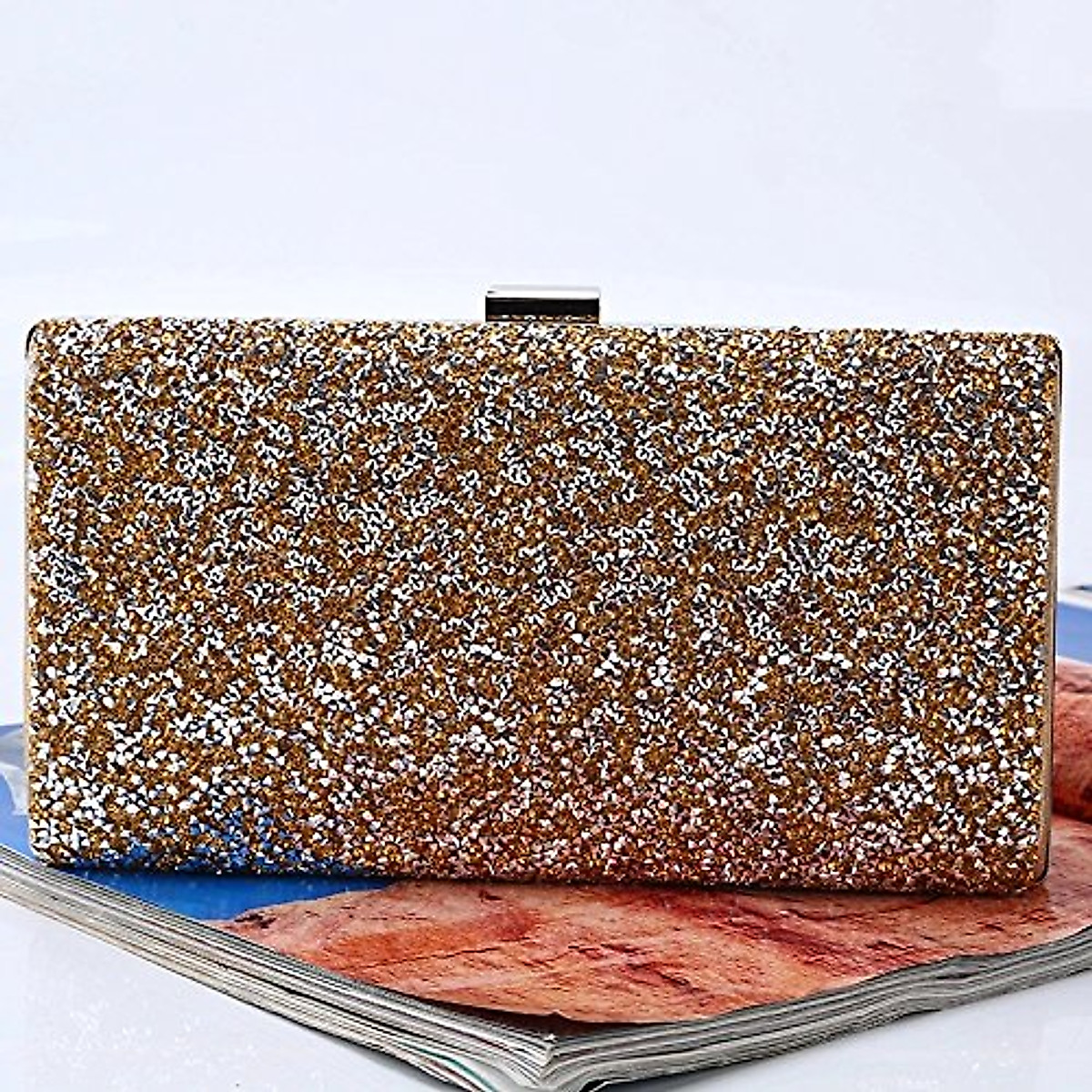 Nodykka Clutch Purses for Women Evening Bags Sparkling Shoulder Envelope Party Cross Body Handbags