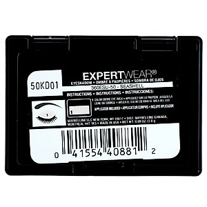 Maybelline New York Expert Wear Eyeshadow, Seashell, Singles, 0.09 Ounce
