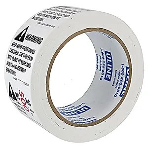 ULINE S-8329 500-Count 2x2-inch Bulk Packaged Suffocation Warning Labels for Child Safety