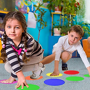 TUPARKA 72 Pack Spot Markers Floor Spots 4 Inch spot Markers for Classroom Preschool and Kindergarten