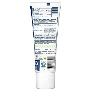 Tom's of Maine Natural Kid's Fluoride Toothpaste, Silly Strawberry, 5.1 oz. 2-Pack (back in original formula)