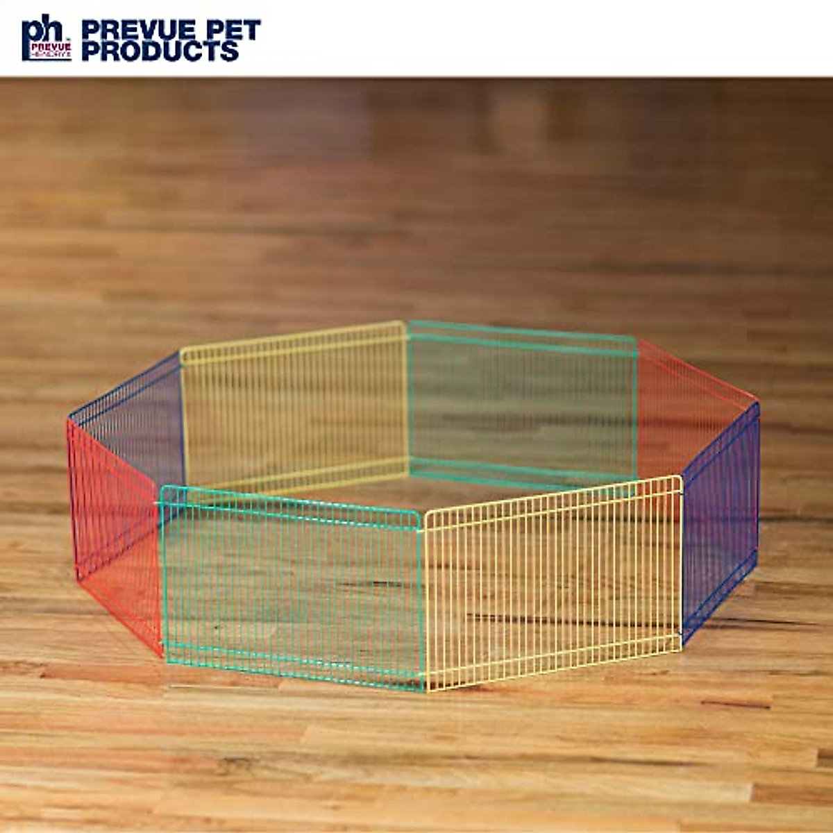 Prevue Pet Products Multi-Color Small Pet Playpen 40090,13x35.87x8.67 inch,13-Inch