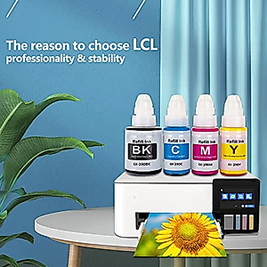 LCL Compatible Ink Bottle Replacement for Canon GI290 GI-290 Megatank G3200 G4210 G1000 G1100 G1200 G1310 G1400 G1800 G1810 G1900 G2000 G2100 G2200 G2400 G2800 G2810 (6-Pack 2Cyan 2Magenta 2Yellow)