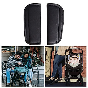 baixikly 2 Piece Car Seat Strap Pads Car Seat Straps Shoulder Covers for Baby Kids Seat Belt Covers for All Baby Stroller Harness Covers