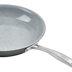 Trudeau Pure Ceramic Frying Pan, 8-Inch, Grey