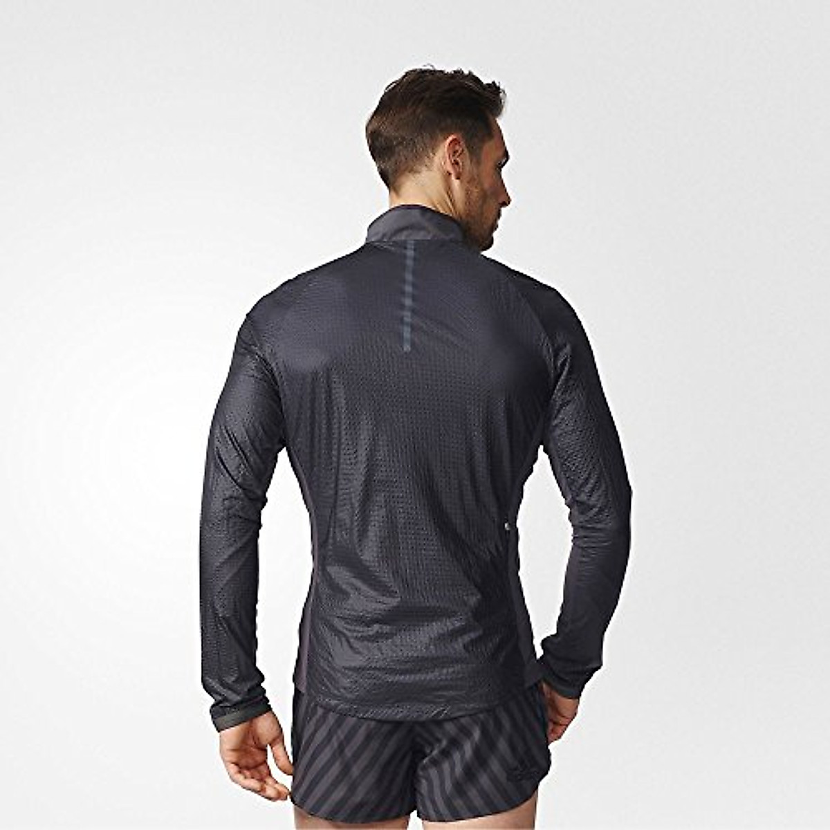 adidas Men's Adizero Slim Fit Track Jacket. Utility Black/Black, XL