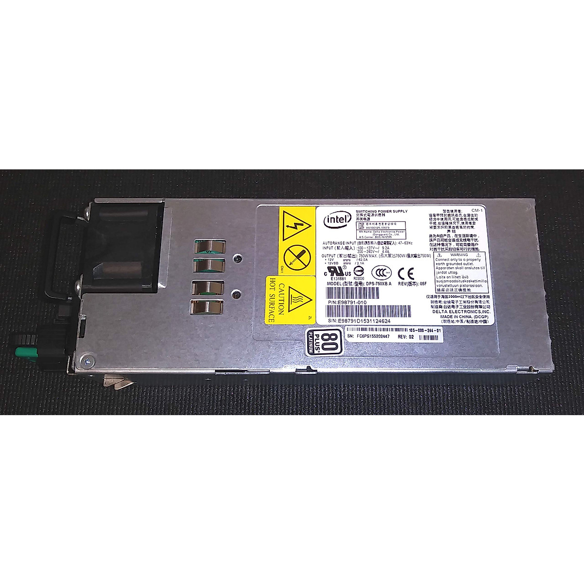 INTEL DPS-750XB A 750W Power Supply E98791-007