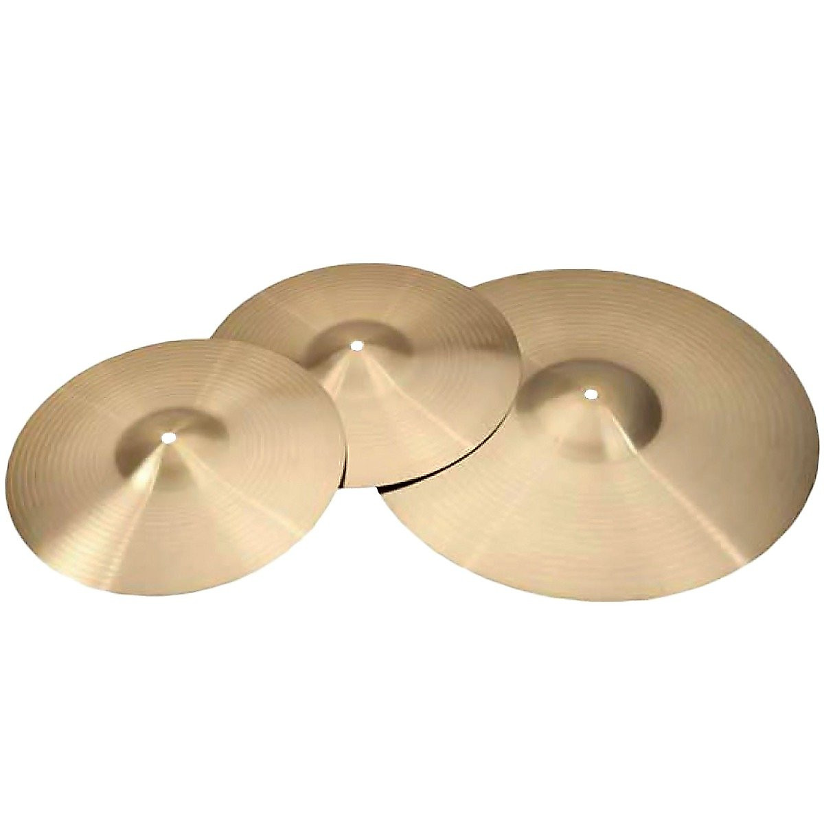 Ludwig Accent Drive Series LC175 Complete Drum Package with Cymbals, Hardware, Drum Throne, Chain-drive Pedal and Sticks (Silver Foil)