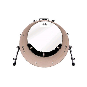 REMO Hardware Package, Bass Muffle Strip, Black, For 20" Diameter Drum