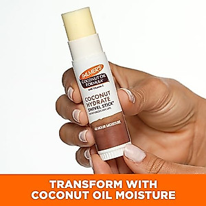 Palmer's Coconut Oil Formula Moisturizing Swivel Stick with Vitamin E, Lip Balm, Face & Body Moisturizer Stick, Ideal for Treating Dry Skin Patches (Pack of 2)