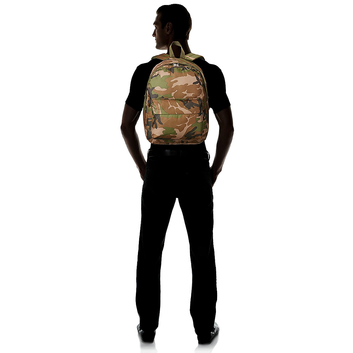 Everest Classic Woodland Camo Backpack, Camouflage, One Size