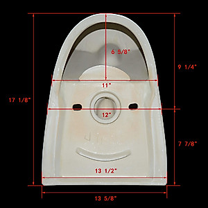 DeerValley DV-1F52807 Symmetry One Piece Toilet Elongated, Small Toilet Compact Modern One Piece Toilet with Soft Close Toilet Seat Ceramic Glossy White Toilets Single Flush for Small Bathroom Space