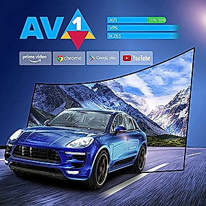 Android 11.0 TV Box,X98Q Amlogic S905W2 Quad Core X96Q Upgraded RAM 2GB ROM 16GB Dual WiFi 2.4G/5.8G 4K 6K AV1 Home Smart Media Player Android TV Box Set top Box