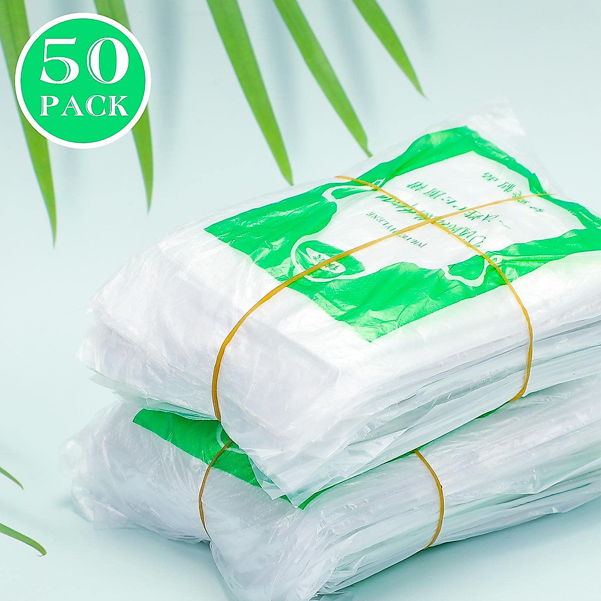 SATINIOR 50 Pieces Disposable Aprons Plastic Aprons for Kids Waterproof Oil Proof Small Clear Polythene Children Cooking Apron for Painting Cooking Eating Teaching DIY Craft Picnic