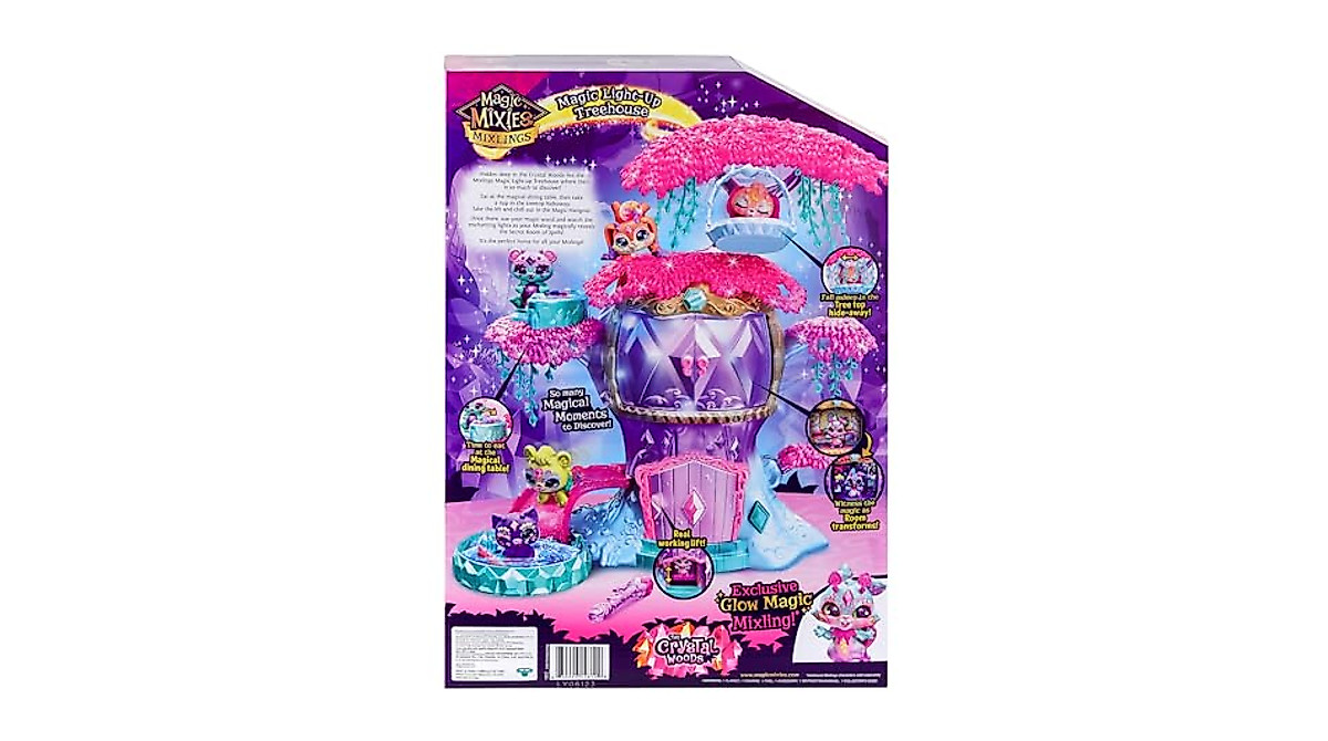 Magic Mixies Mixlings Light-Up Treehouse - Enchanting Playset