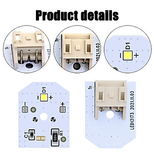 WR55X11132 Led Light Replace 3033142 PS4704284 WR55X25754 WR55X26486 for GE Refrigerator Light Bulb 1Pack