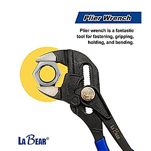LABEAR- Pliers Wrench, Black Finish,10-Inch