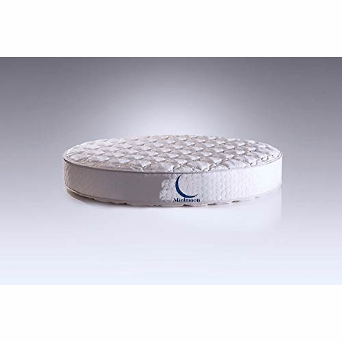 Mielmoon Round Mattress (86" Diameter) Luxury King - Premium Gel Memory Foam Layer - Round Bed Mattress USA (King 10")