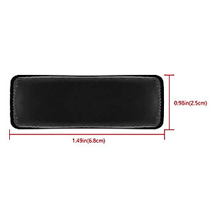 Geekria Protein Leather Headband Pad Compatible with Sennheiser RS160, RS170, RS220, RS185 Headphone Replacement Headband/Headband Cushion/Replacement Pad Repair Parts (Black)