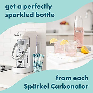Spärkel Carbonator 30-Pack - For Spärkel Beverage System Sparkling Water and Soda Maker…