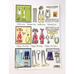 Ecstasy Crafts Craft Uk Male Icon Window Decoupage -Race Car