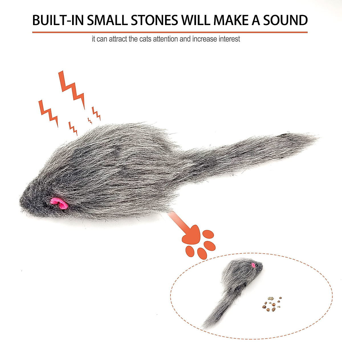 Interactive Cat Toys Set Teaser Feather Wand, Hanging Door Toy & Multiple Attachments - Telescopic Cat Fishing Pole Toy for Kitten