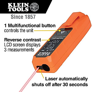 Klein Tools Self-Leveling Laser Level Bundle with Laser Distance Measure, 100 Feet