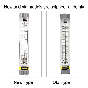 LZM-20G Water Liquid Flowmeter Tube Type 3/4" Female 1.5-15 GPM & 5-55 LPM