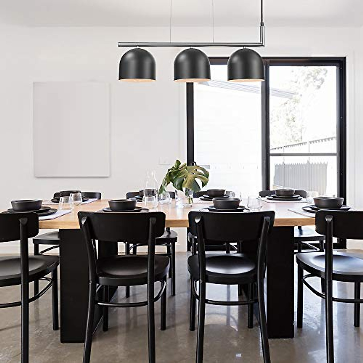 Globe Electric 60758 Novogratz x Globe Pendant, Matte Black