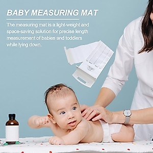 Hemobllo Infant Height Measure Tool - Safe Baby Height Ruler with Non-Slip Measuring Mat for Kids' Growth | Accurate Growth Chart for Home Use