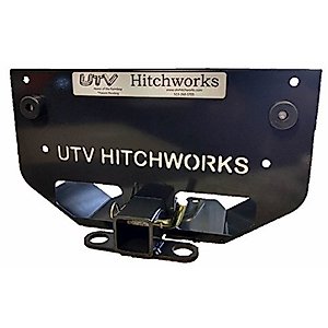 UTV Hitchworks (UTV-XSE) Skid Plate and Receiver Hitch Extension